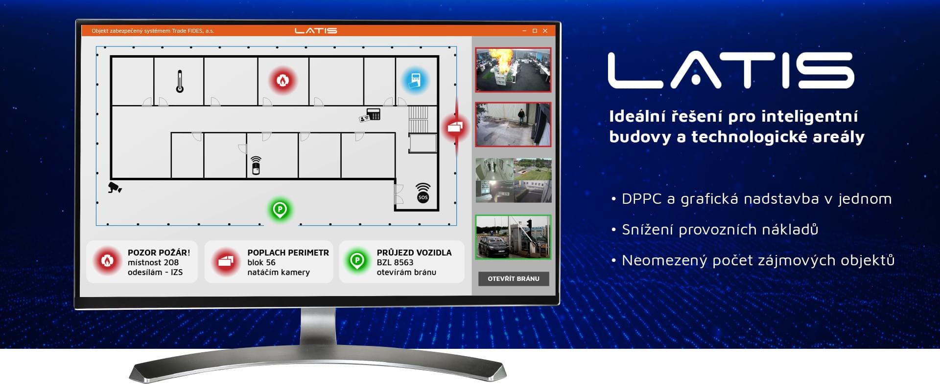 LATIS Grafický monitorovací a řídicí systém DPPC | Trade FIDES